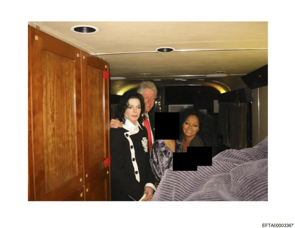 Clinton et Michael Jackson en photo, éléments cachés... Ce que l'on ...