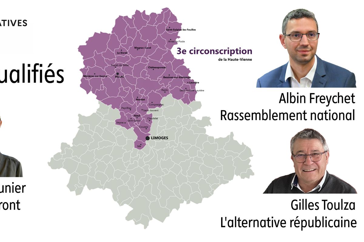 Triangulaire au second tour dans la 3e circonscription de Haute-Vienne ...