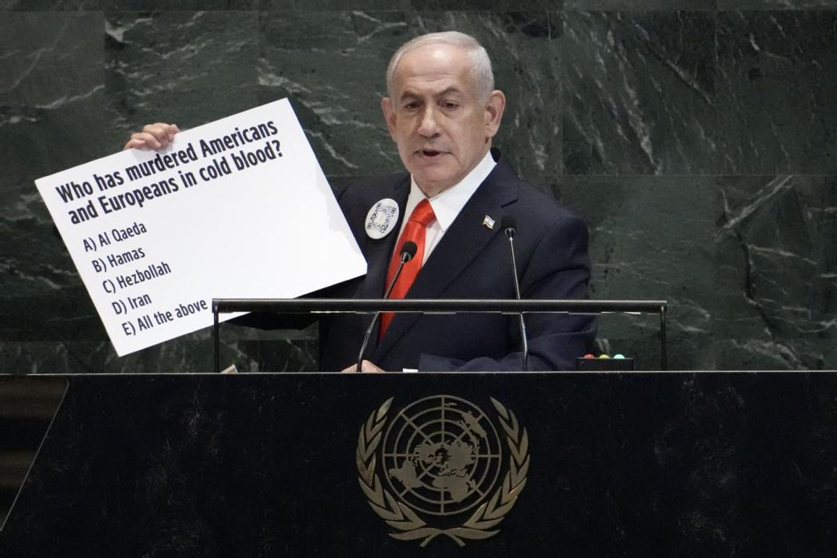 Benjamin Netanyahu affirme devant l'ONU qu'Israël doit "finir le ...