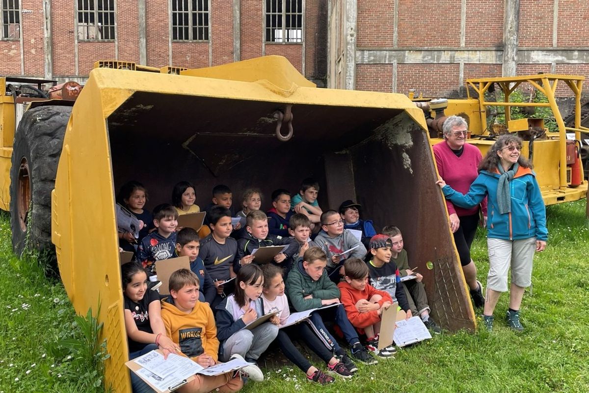 Les enfants en visite à Noyant-d’Allier - La Montagne