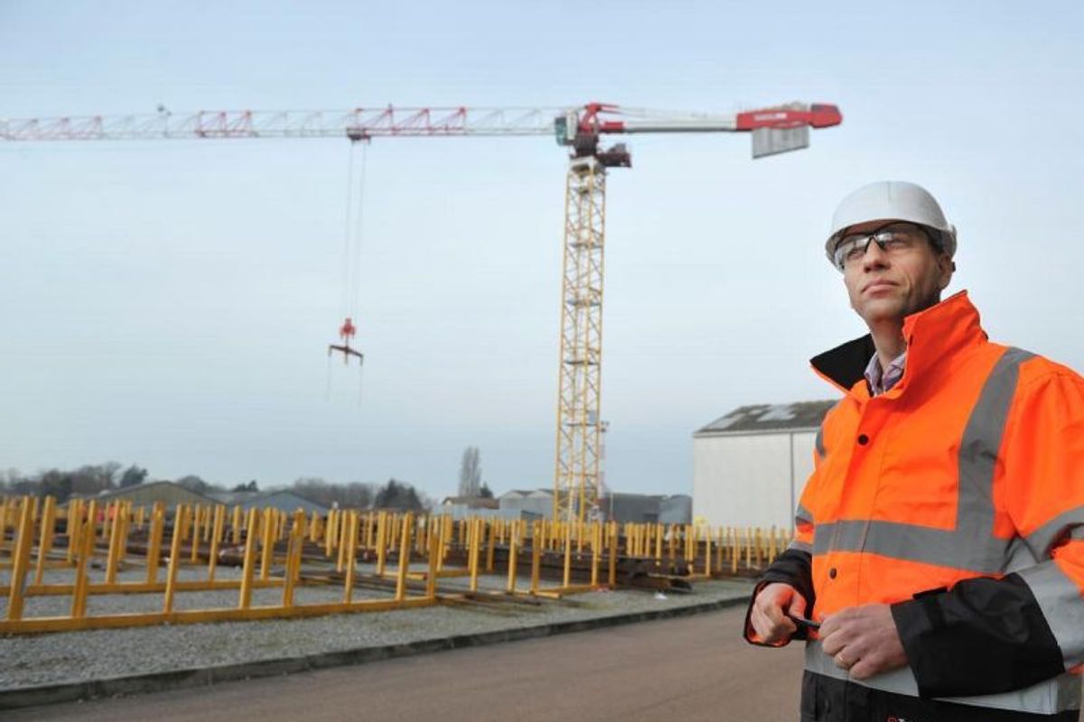 Le dernier fleuron de Potain installé devant les ateliers de ...
