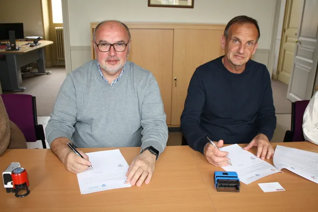 . Philippe Renaud et Stéphane Viel. © Droits réservés