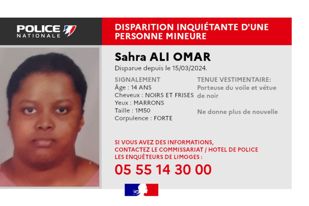 Disparition inquiétante d'une jeune fille de 14 ans en Haute-Vienne - Le Populaire du Centre