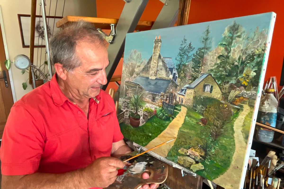 Une rencontre en train lui fait retrouver la peinture à l'huile : Rencontre avec Daniel Pisani à ...