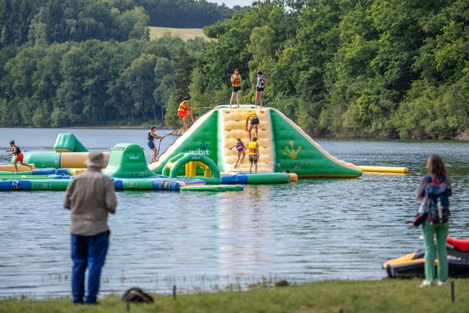 En images : le dernier Cantal tour sport de l'été au lac de Saint ...