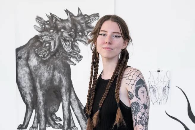 Lucie Drazek, artiste neversoise en résidence à l'Académie des beaux ...