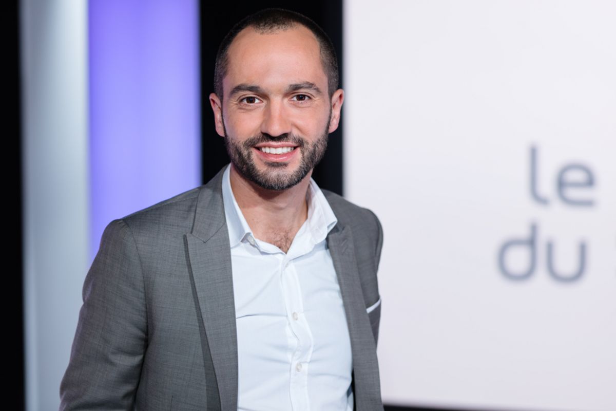 David Milliat, le présentateur de l'émission Le jour du Seigneur ...