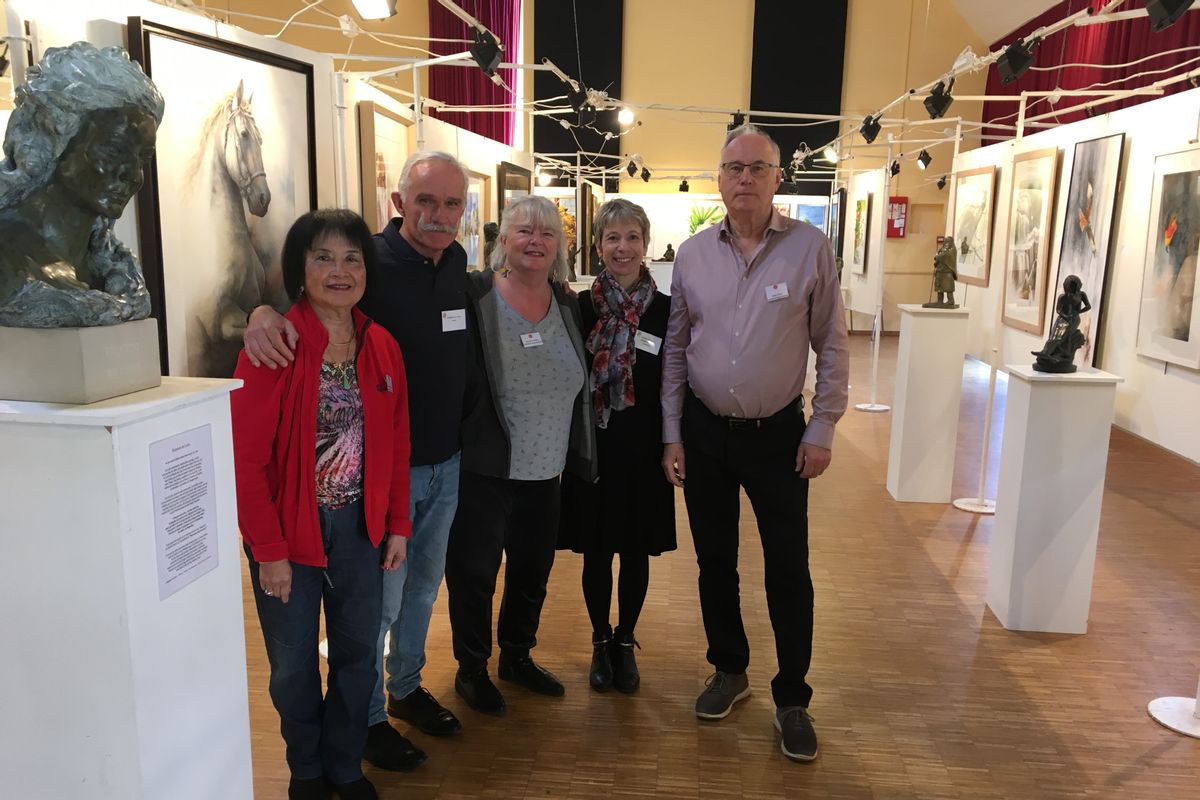 Anne Boisaubert, sculptrice, et Corinne Poplimont, peintre, invitées d ...