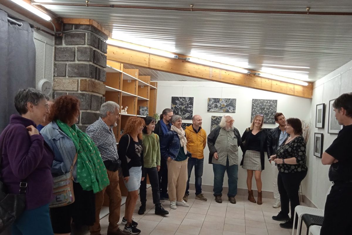 CENDRE. Sanguie, artiste peintre et sculptrice - La Montagne