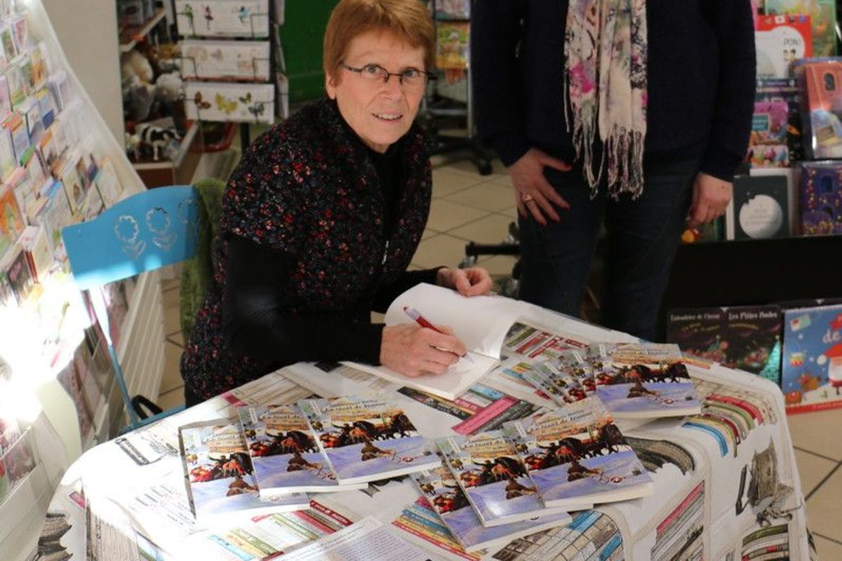 LORRIS. Le Noël de Jeanne, une première dédicace de Dominique Bailly ...