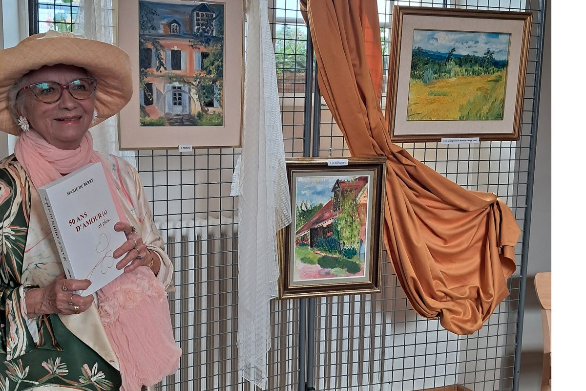 L'artiste Marie du Berry expose pour la première fois ses œuvres à ...