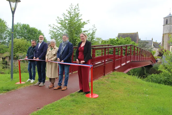 La nouvelle passerelle du Bief inaugurée - L’Écho Républicain
