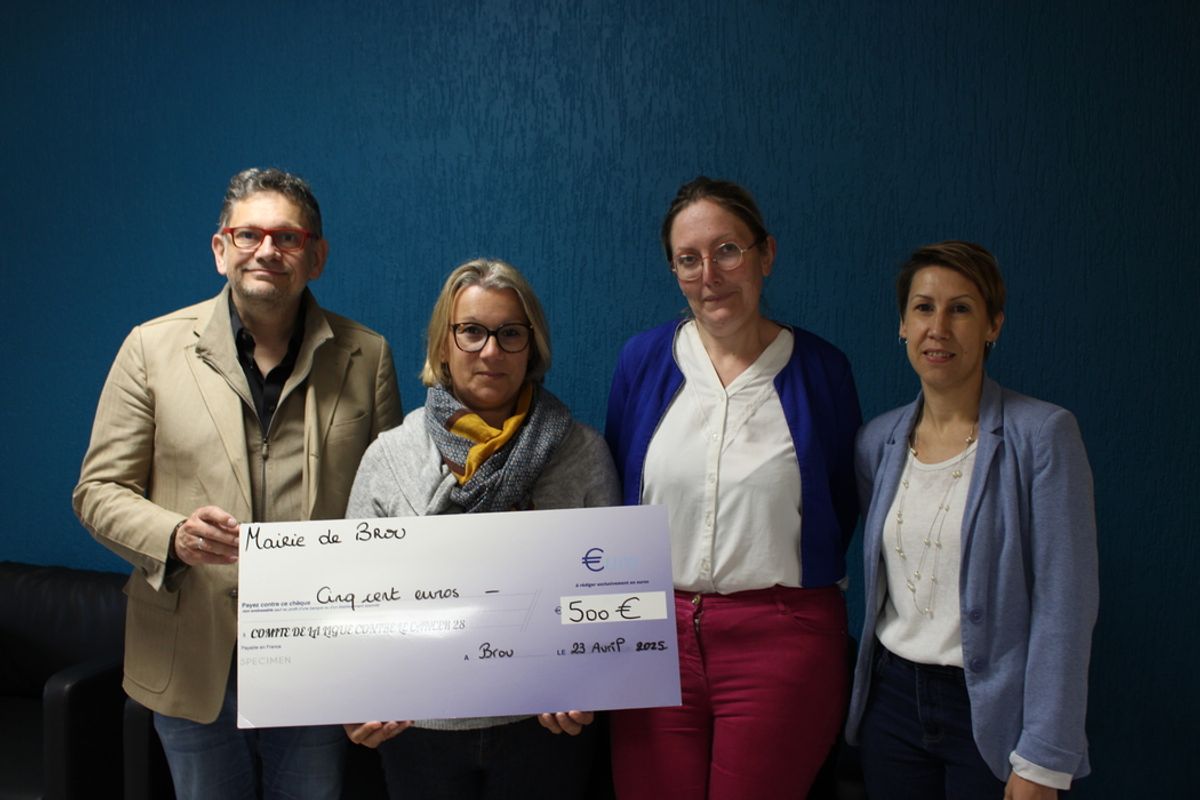 BROU. Mars bleu, 500 € pour lutter contre le cancer - L’Écho Républicain