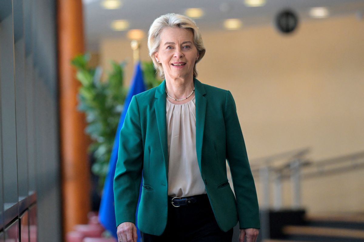 Ursula von der Leyen présente le soutien de l’Europe à l'Ukraine, avant ...