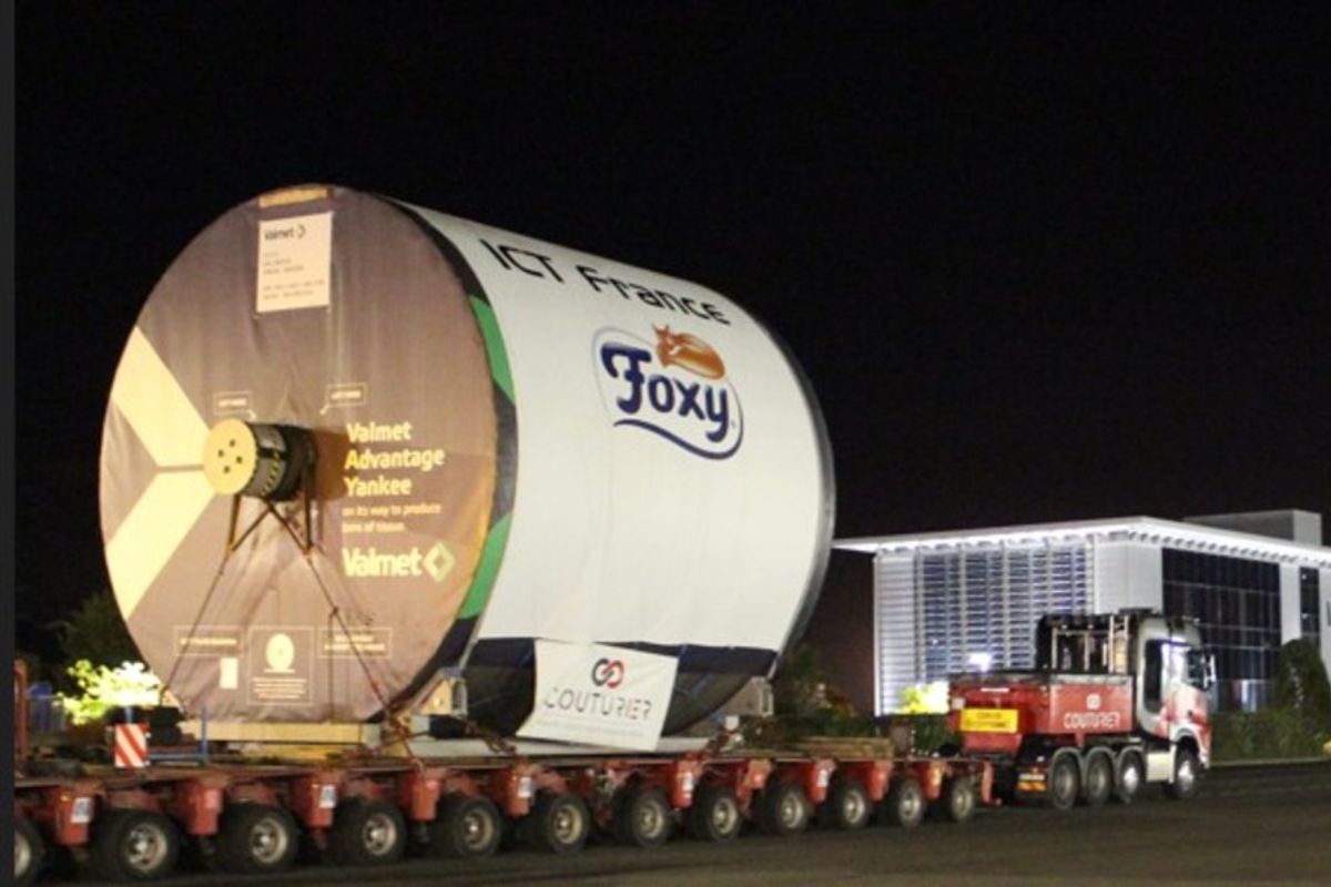 Un yankee, une pièce de 200 tonnes, est arrivé à l'usine ICT France ...