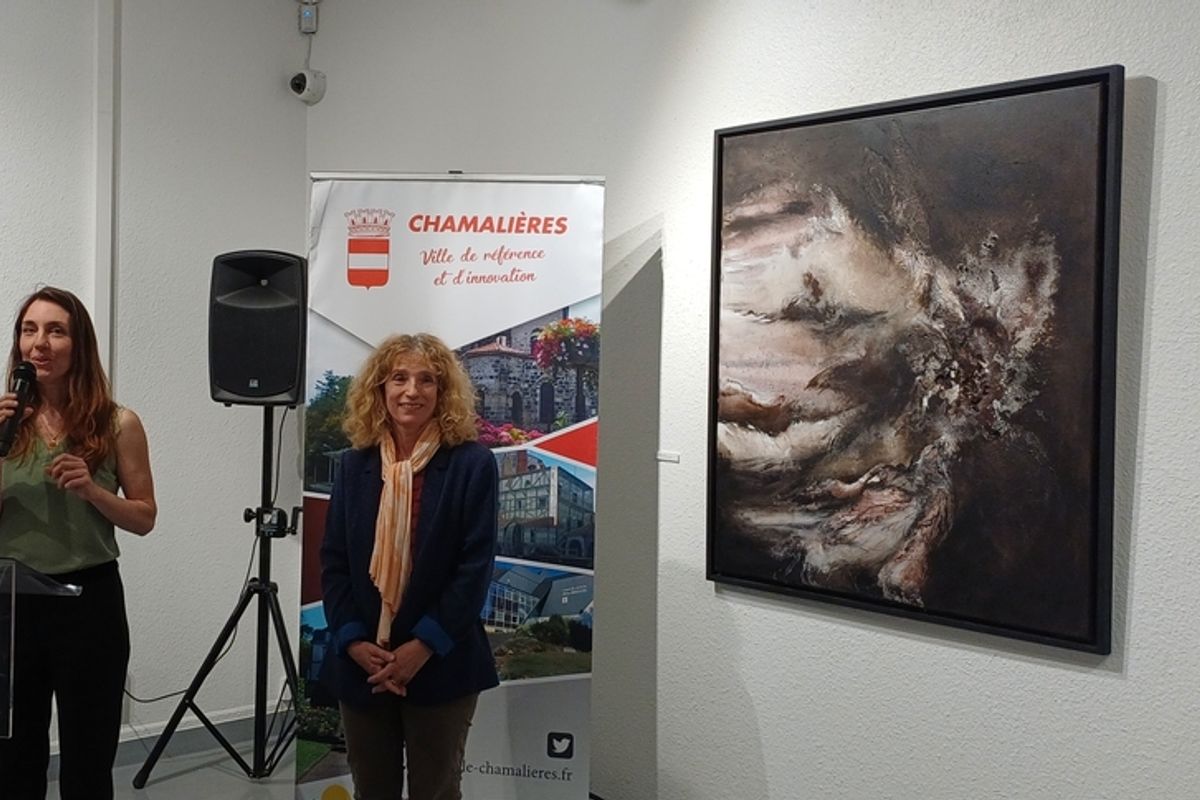Chamalières : Charlotte Rodon expose ses œuvres mêlant art et science à ...