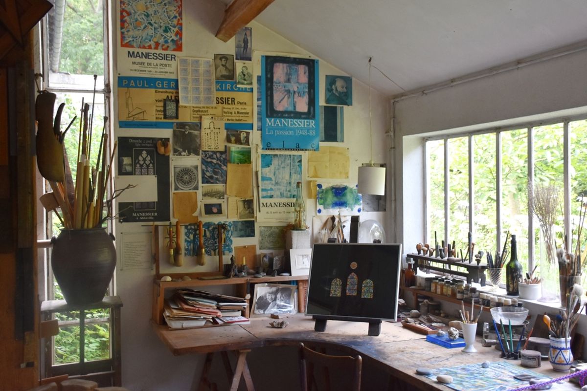 À Émancé, la maison et l'atelier du peintre Alfred Manessier se visite ...