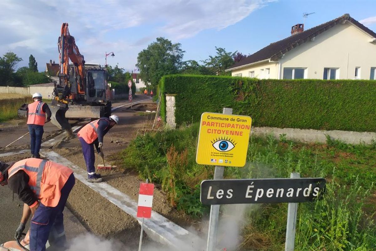 GRON. La voirie a été améliorée aux Épenards - L'Yonne Républicaine