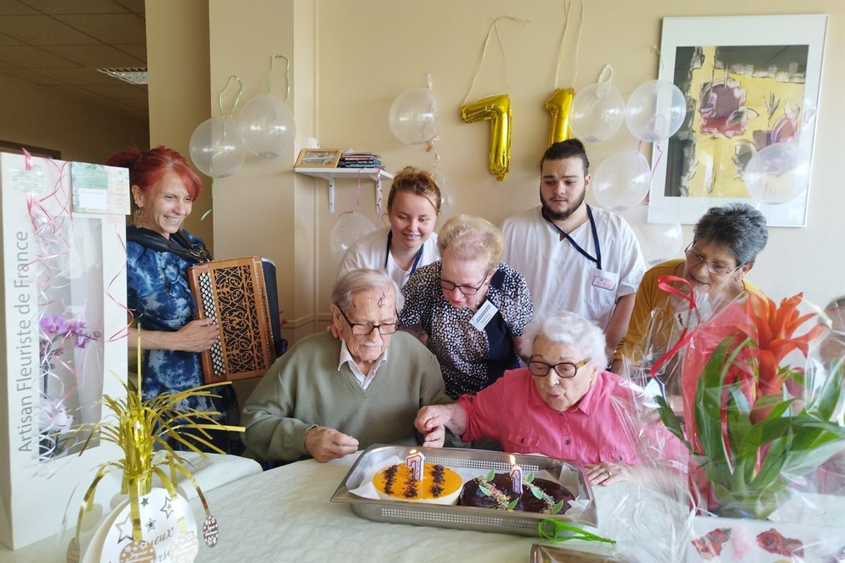 André et Jeannine Thivel ont célébré leur 71 ans de mariage à Aubusson ...