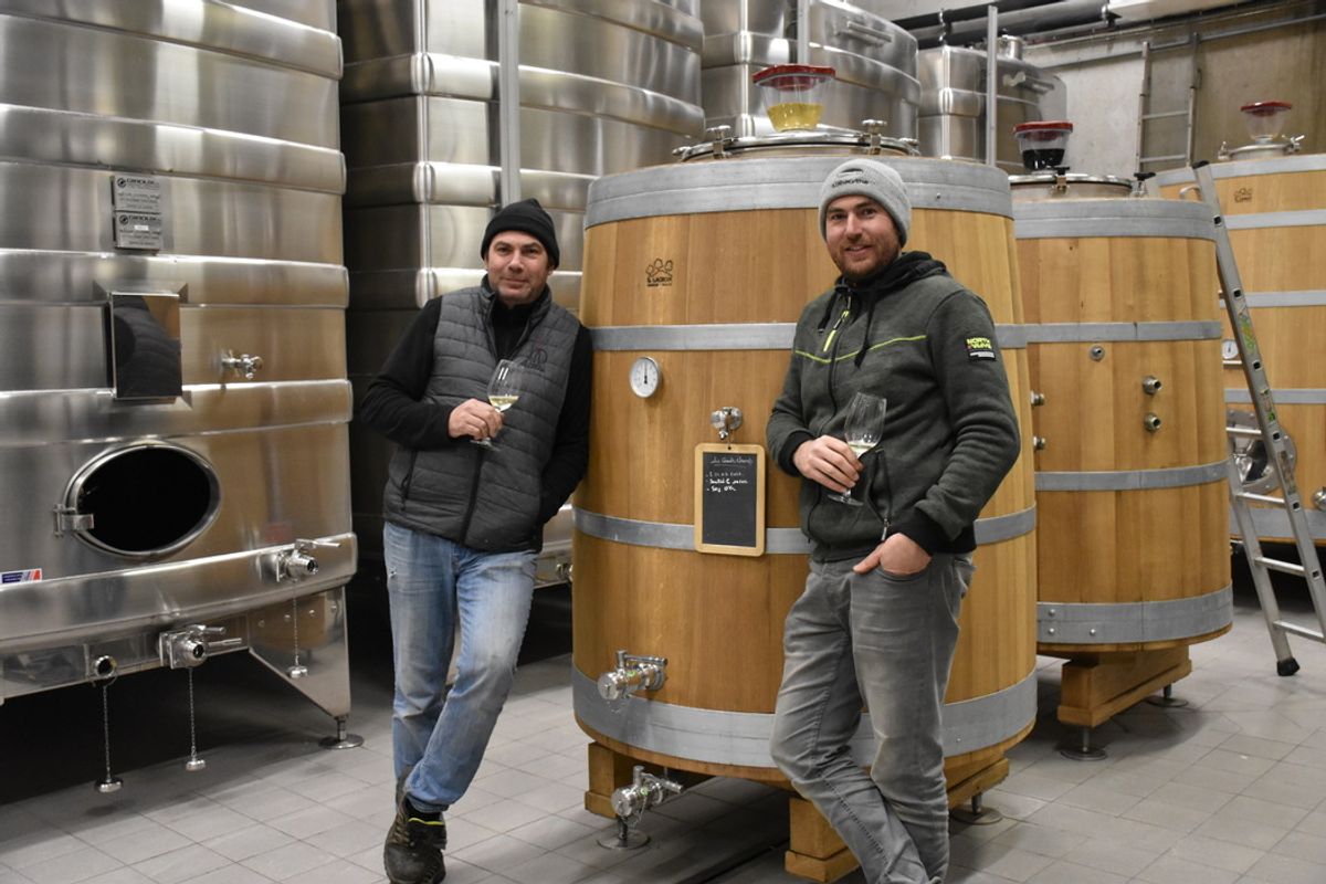 Les Grebet, à la tête du domaine des Rabichattes à Tracy-sur-Loire, ont ...