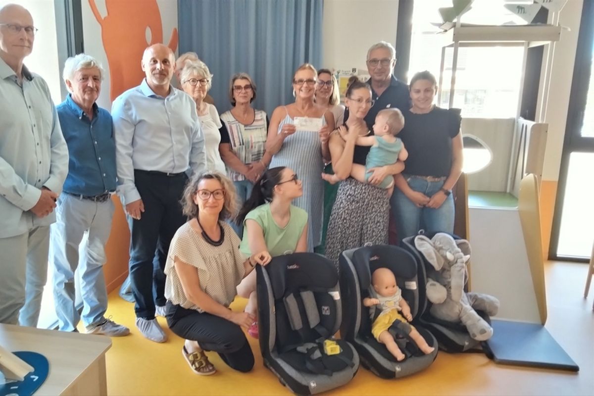 Don du Rotary à la crèche inclusive de l’Adapei - Le Journal du Centre