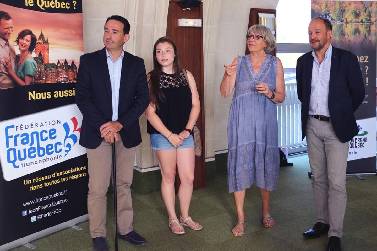 Châtel-Guyon accueille Mathilde, une jeune québécoise - La Montagne