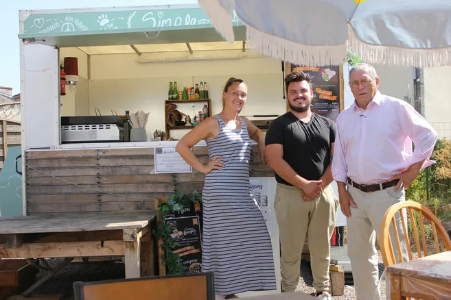 Un food-truck « Simple Veg » - Le Populaire du Centre