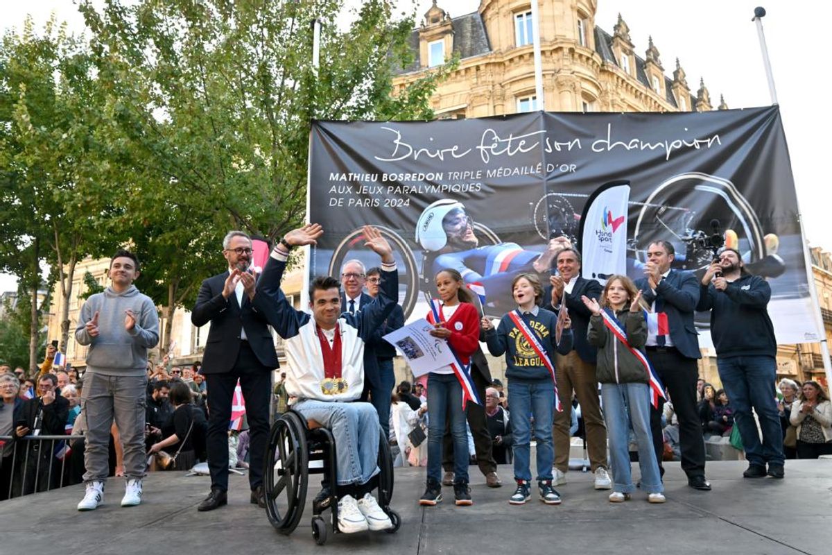 Le Briviste et triple champion paralympique Mathieu Bosredon mettra un ...
