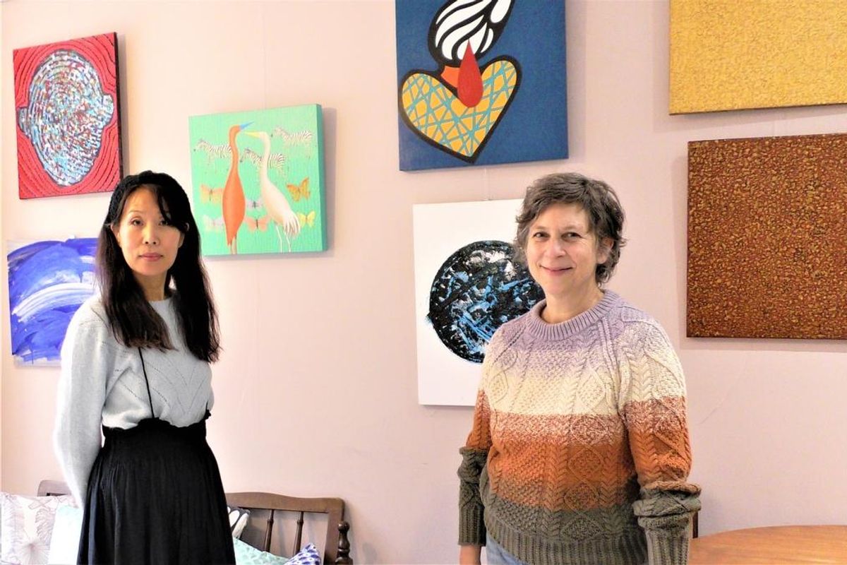 CLERMONT FERRAND. De la peinture à travers les tissus - La Montagne