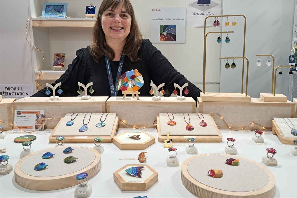 Cette émailleuse d’art de Creuse était au salon du Made in France à ...