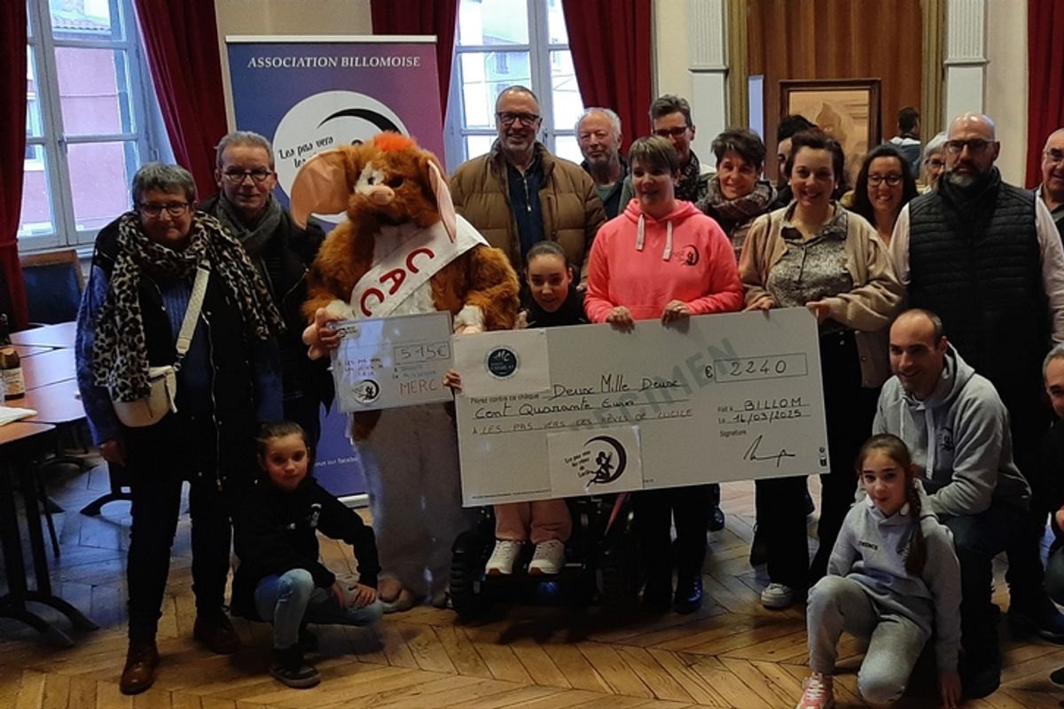 BILLOM. Deux chèques pour une association - La Montagne