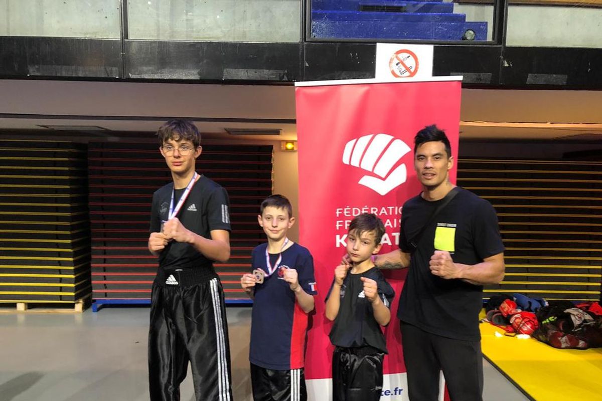 Trois podiums gagnés en karaté - La Montagne