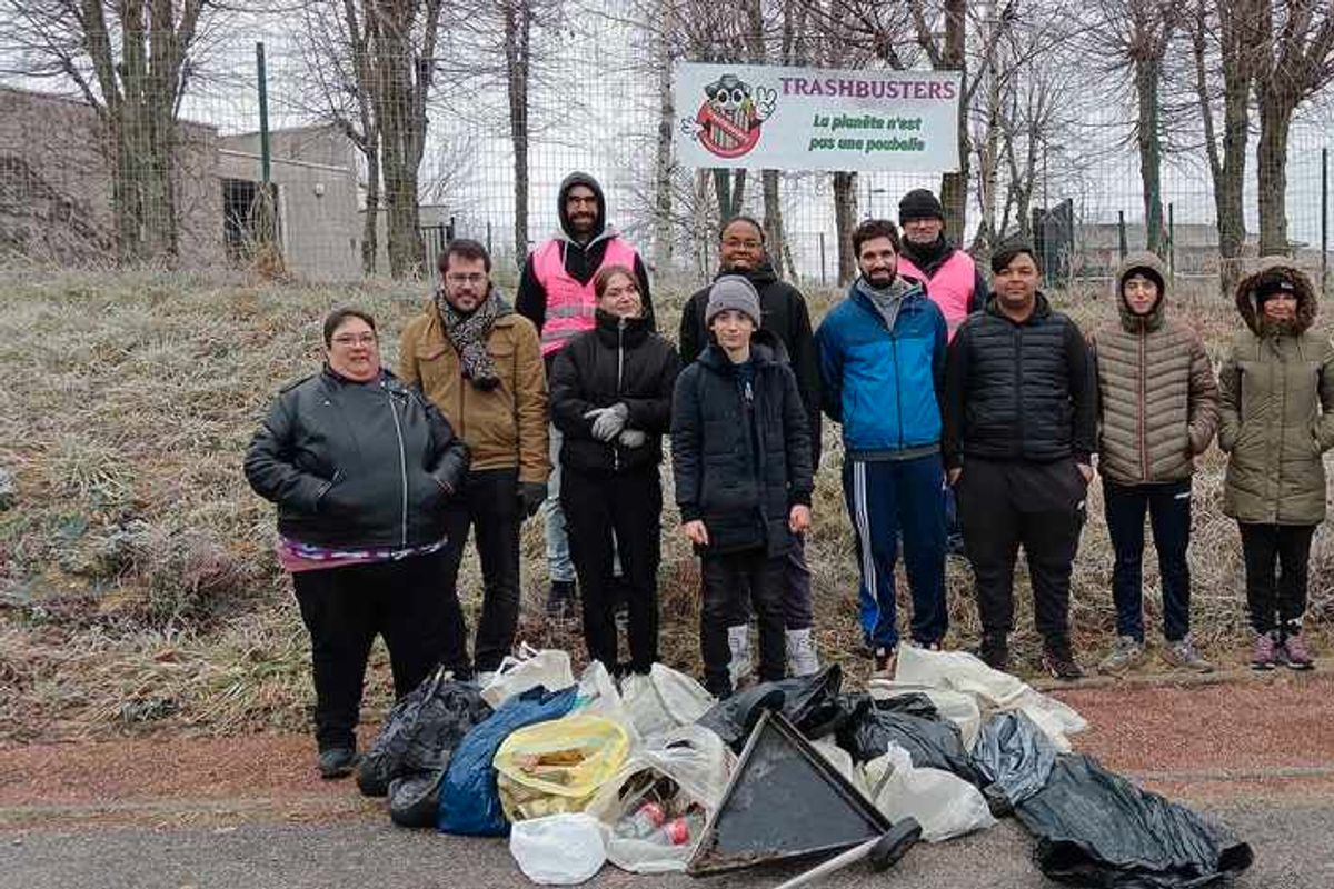 Les Trashbusters n’ont pas craint le froid - La Montagne