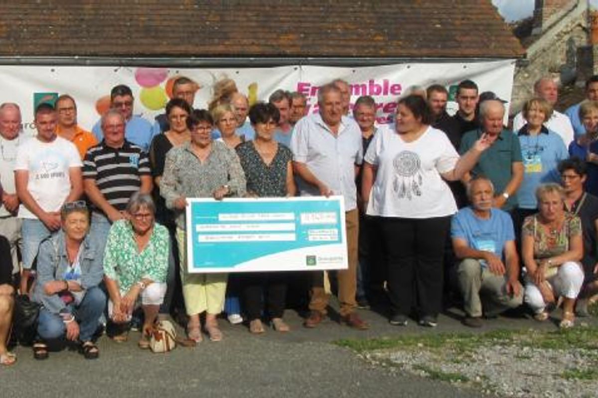 CHEZELLE. Un chèque de 5.349 € pour la bonne cause - La Montagne