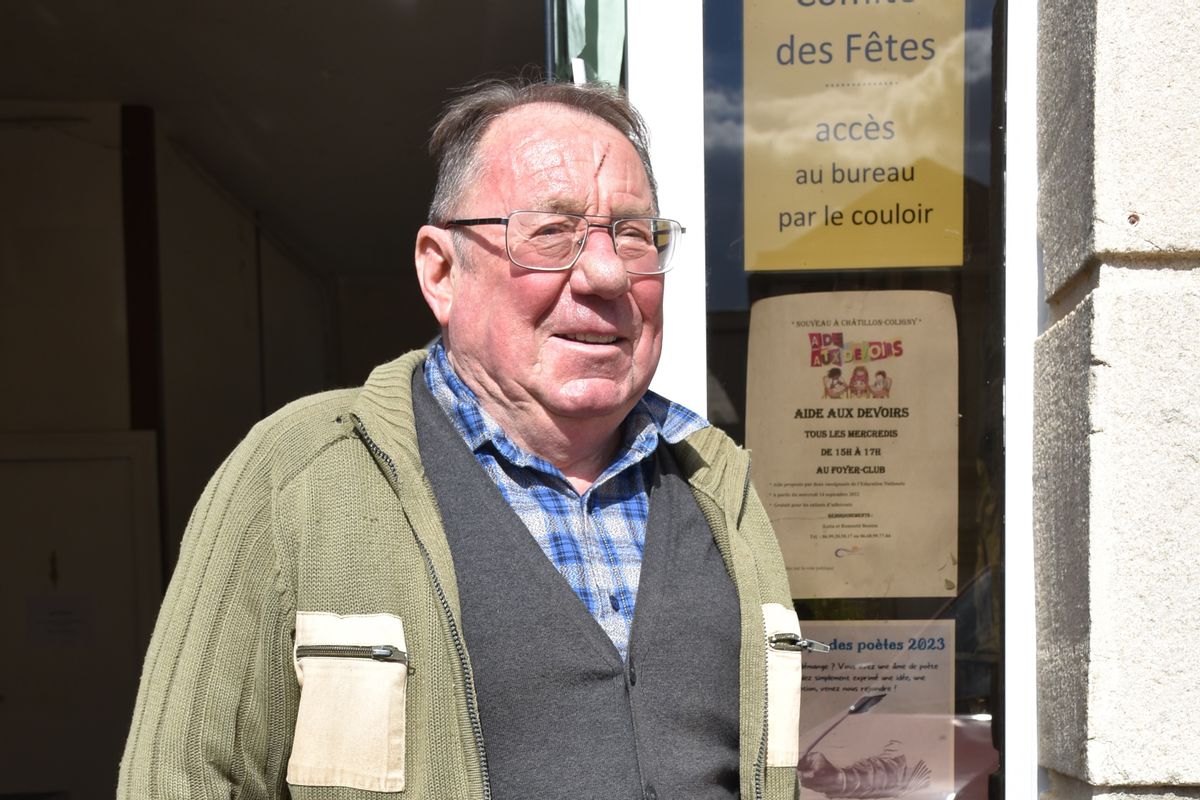 Depuis 1976, Guy Paysé est l'infatigable président du comité des fêtes ...