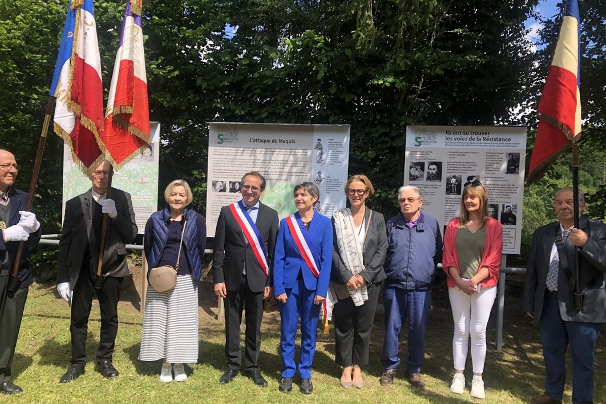 Une cérémonie 80 ans après la Libération - La Montagne