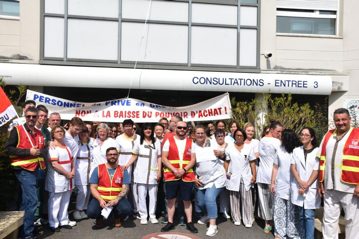 "La situation est verrouillée" : grève reconduite à l'hôpital privé ...