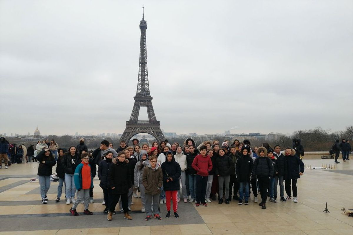 Les 5 e de Mortaix à la découverte de Paris - La Montagne
