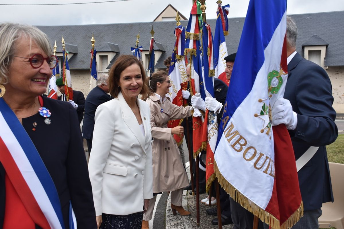 Denise Campbell Bauer, ambassadrice des États-Unis, était à Rambouillet ...