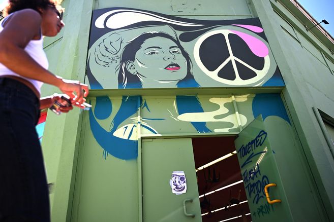 À Vichy, les "street artistes" ont le champ libre sur une friche ...