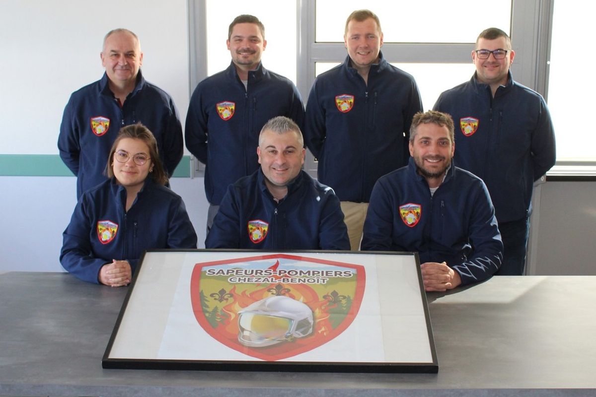 CHEZAL BENOIT. Les pompiers présentent leur logo - Le Berry Républicain