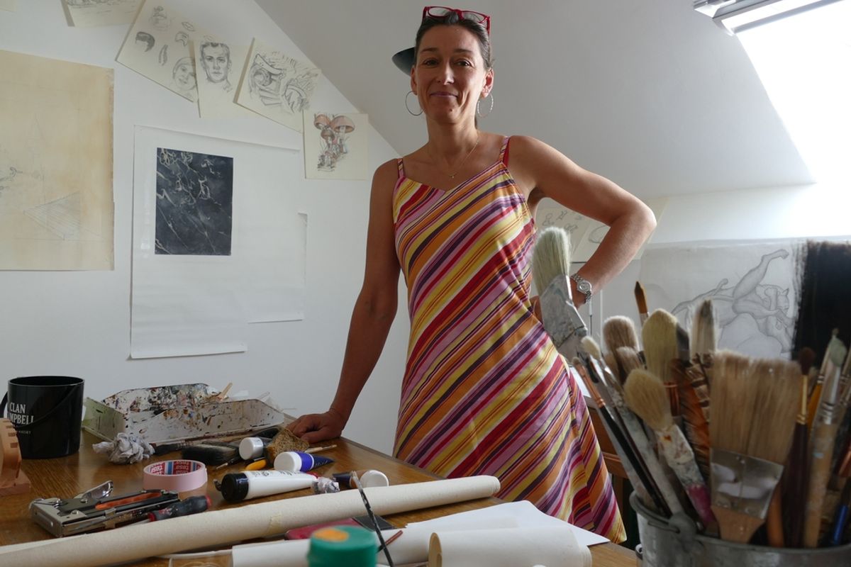 L'art de savoir tromper l’œil avec Caroline Lochon, peintre en décor à ...