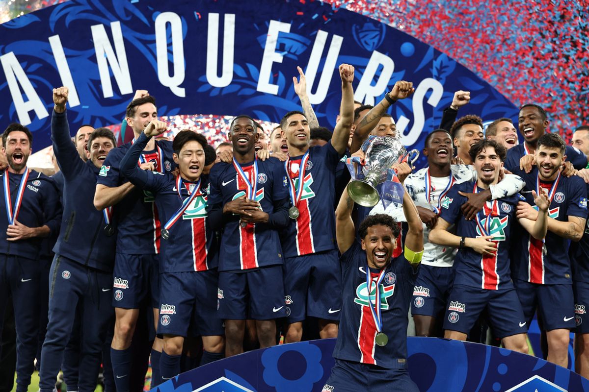 Coupe de France : le PSG domine facilement Reims en finale et fait le plein de confiance - Le ...