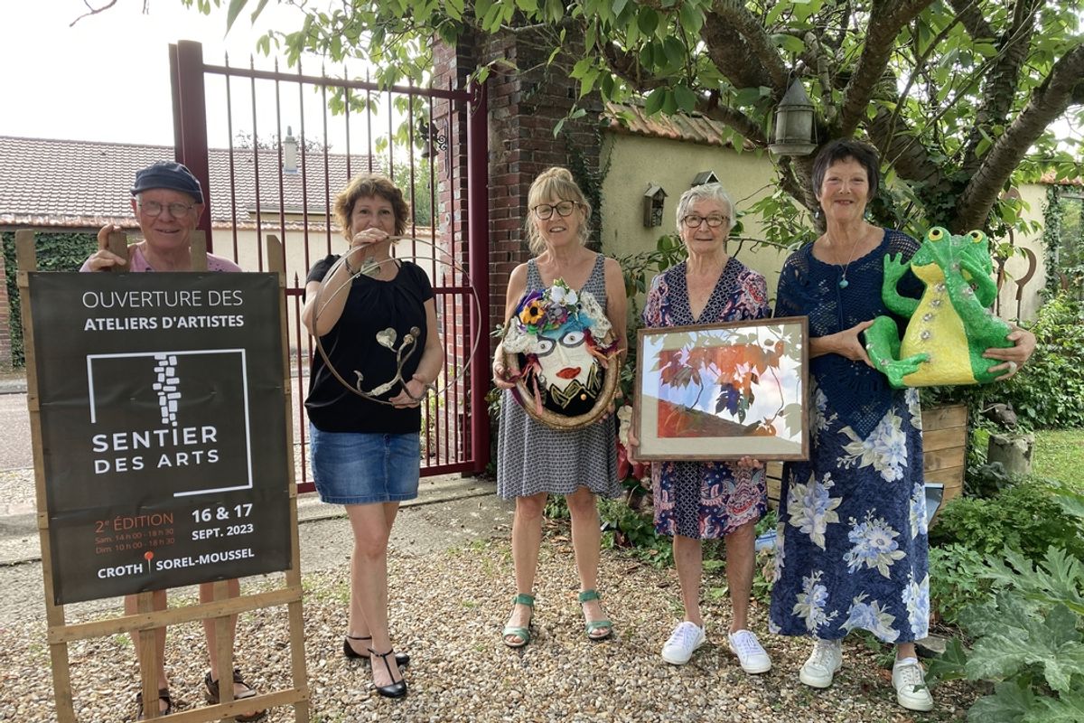 CROTH. Un sentier des arts se déroule entre deux villages - L’Écho ...