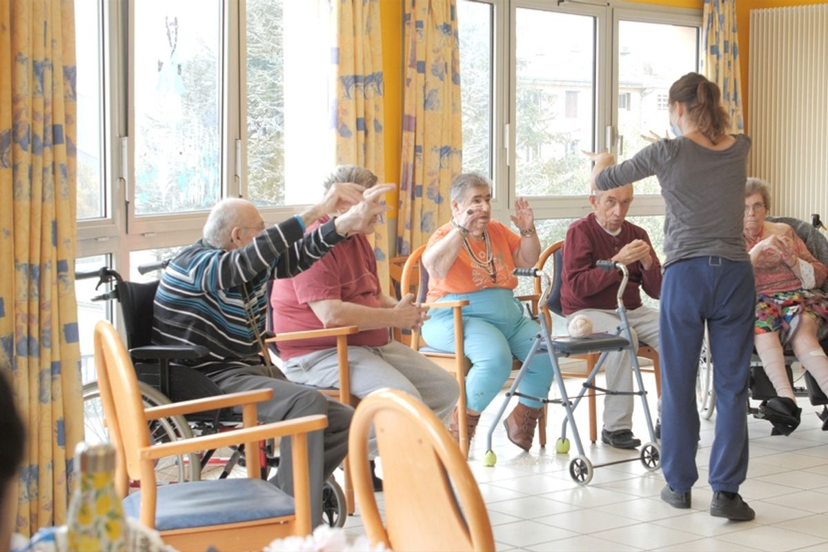 Opération artistique réussie à l’Ehpad - L'Yonne Républicaine